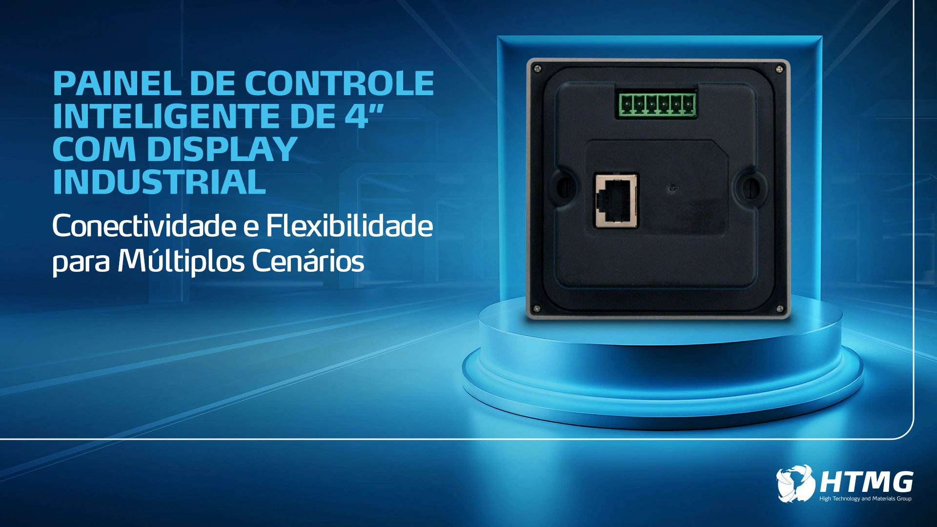 Painel de Controle Inteligente de 4” com Display Industrial ...